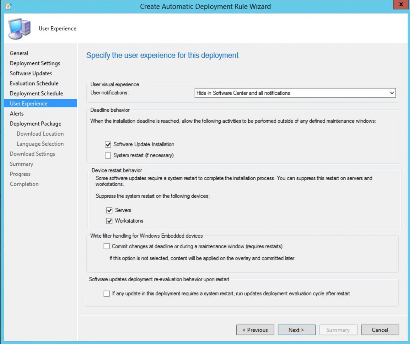 How to manage Servicing Stack updates with SCCM