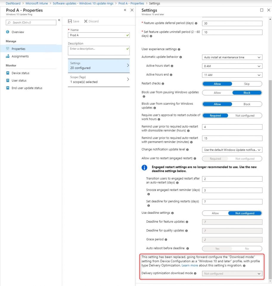 How to configure Delivery Optimization with Intune - System Center Dudes