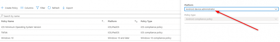 Block TikTok using Intune device compliance policy and Conditional Access