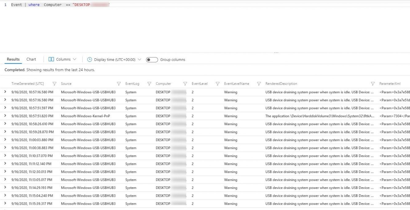 Collect Windows10 Events in log analytic Workspace - System Center Dudes