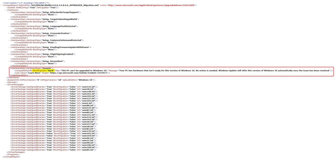 Troubleshoot Windows 10 Update hard block | System Center Dudes