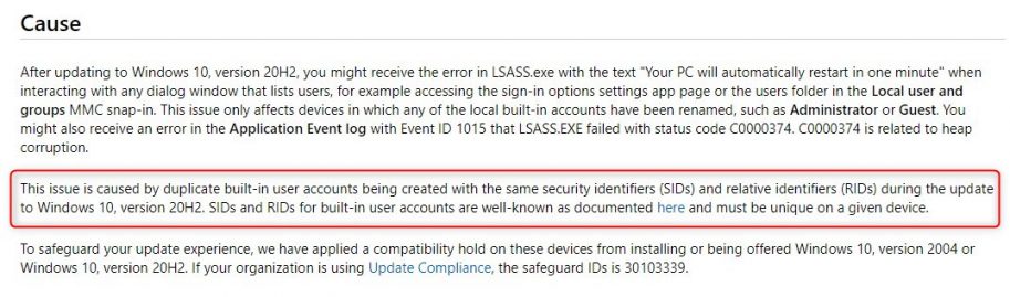 Troubleshoot Windows 10 Update hard block | System Center Dudes