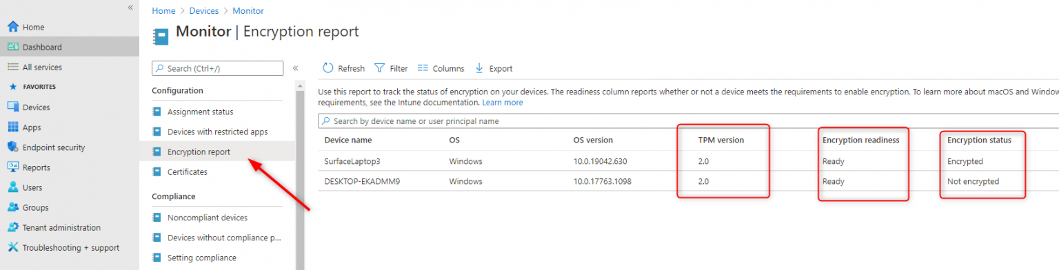 Create an Intune BitLocker policy for Windows 10 devices - System ...