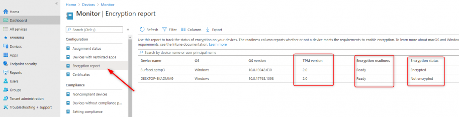 Create an Intune BitLocker policy for Windows 10 devices - System ...