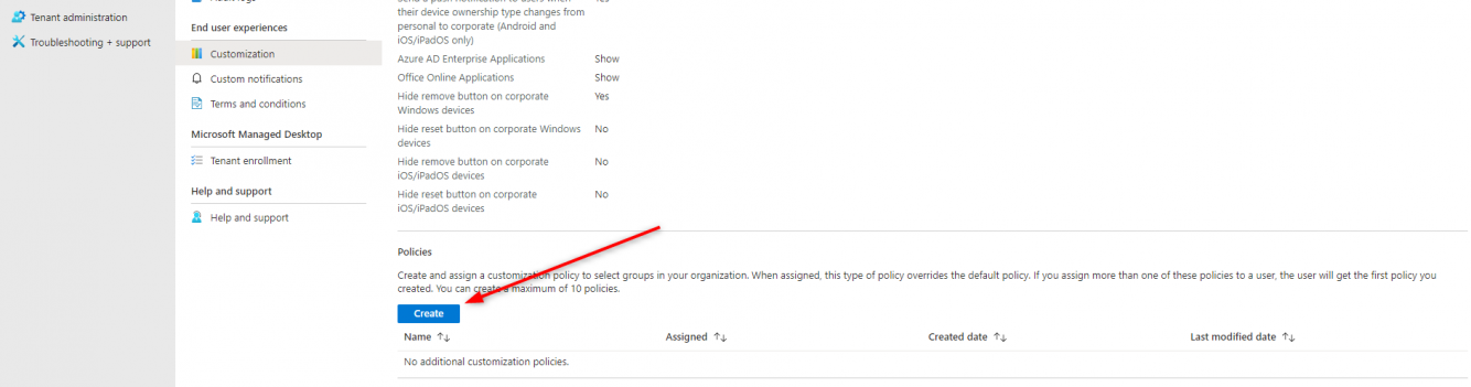 Intune company portal customization | System Center Dudes