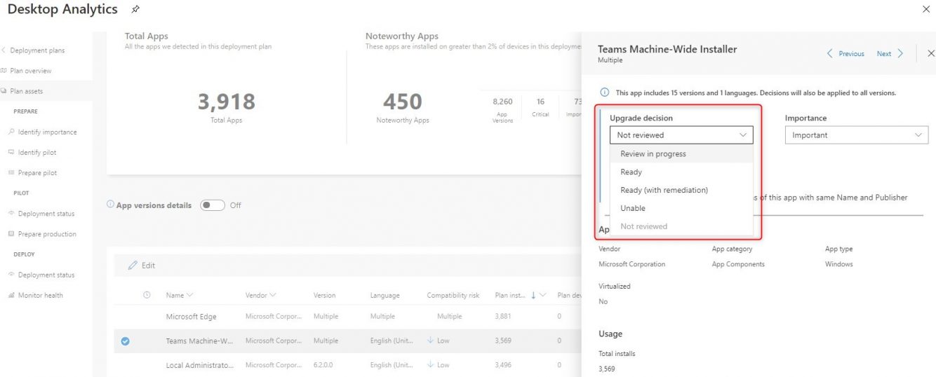 How to use Desktop Analytics for Windows 10 Feature Update - System ...