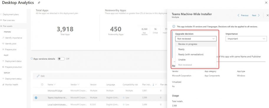 How to use Desktop Analytics for Windows 10 Feature Update - System ...