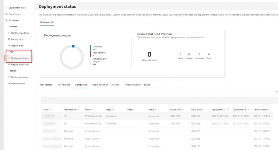 How to use Desktop Analytics for Windows 10 Feature Update - System ...