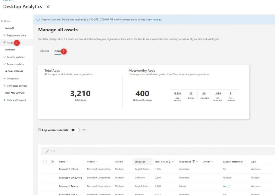 How to use Desktop Analytics for Windows 10 Feature Update - System ...