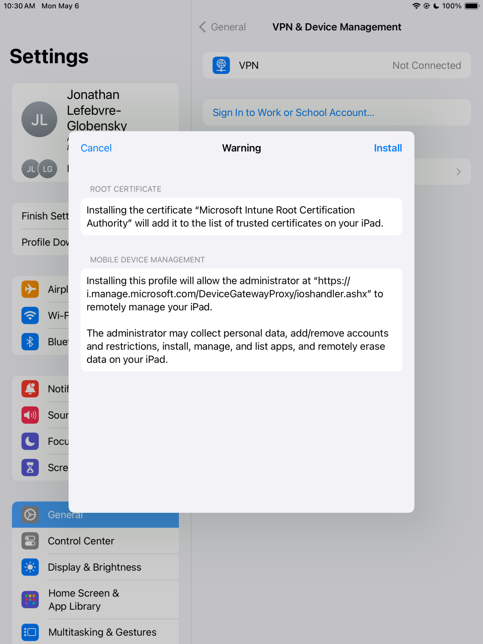 How to use Intune Web-based Enrollment for iOS devices - System Center ...