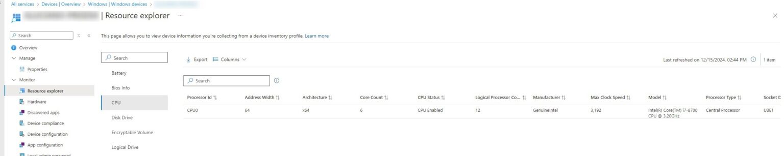 How to enable Intune enhanced hardware inventory - System Center Dudes