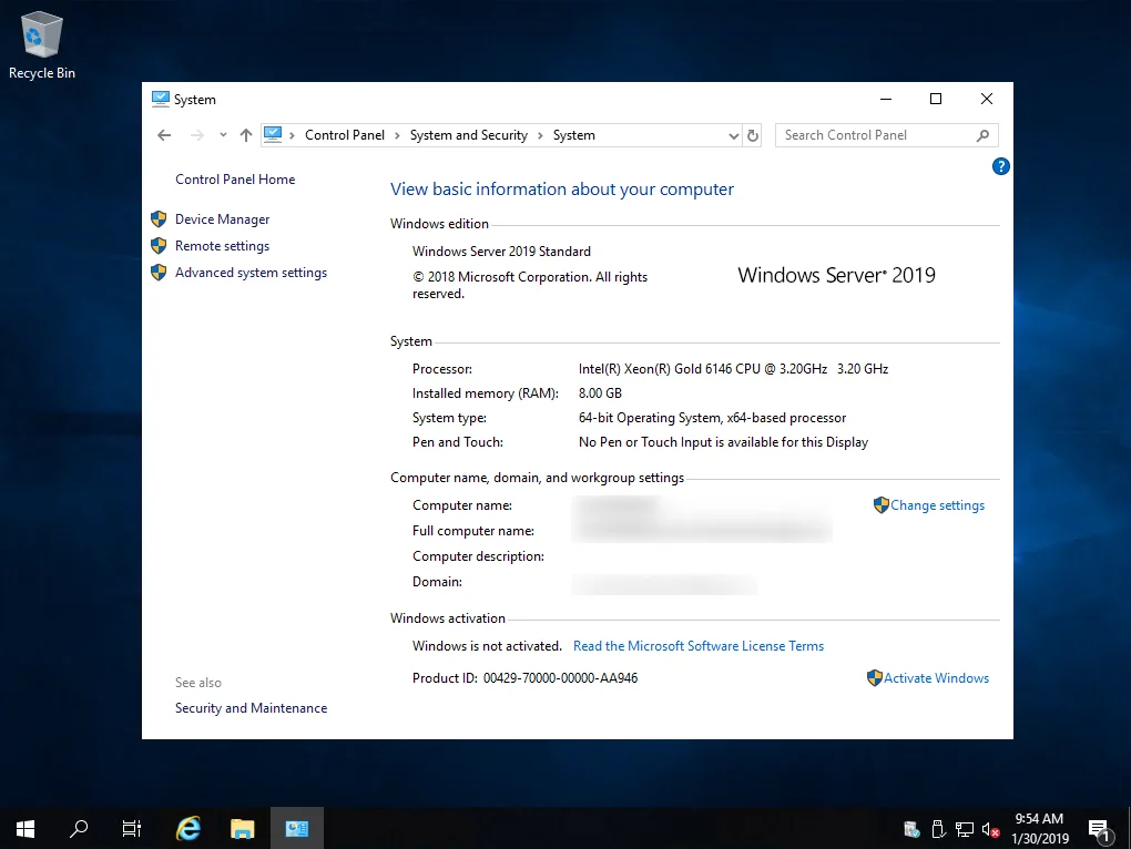 Deploy Windows Server 2019 using SCCM Task Sequence