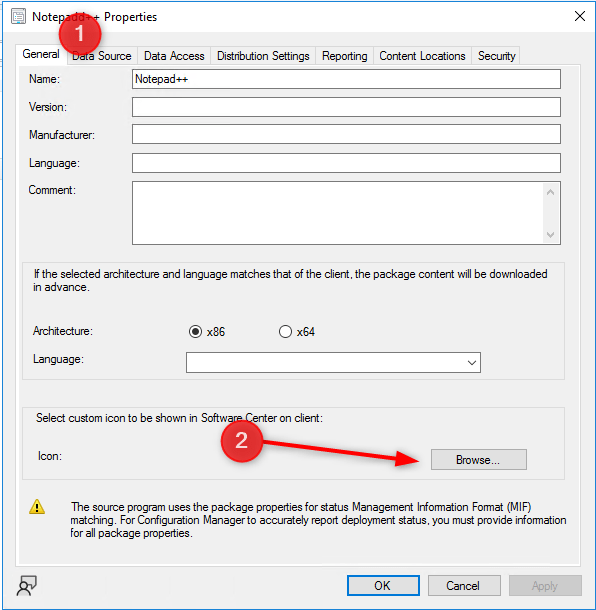 SCCM Task Sequence/Package Icons - Software Center Customization