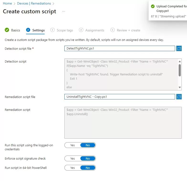 How To Use Intune Remediation Script