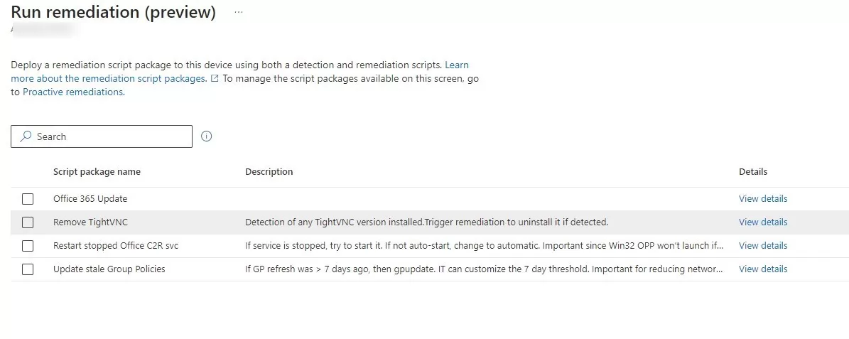 How To Use Intune Remediation Script