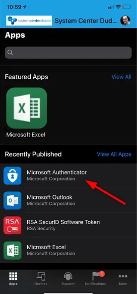 Add Intune Application Logo for Company portal