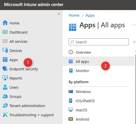 Add Intune Application Logo for Company portal