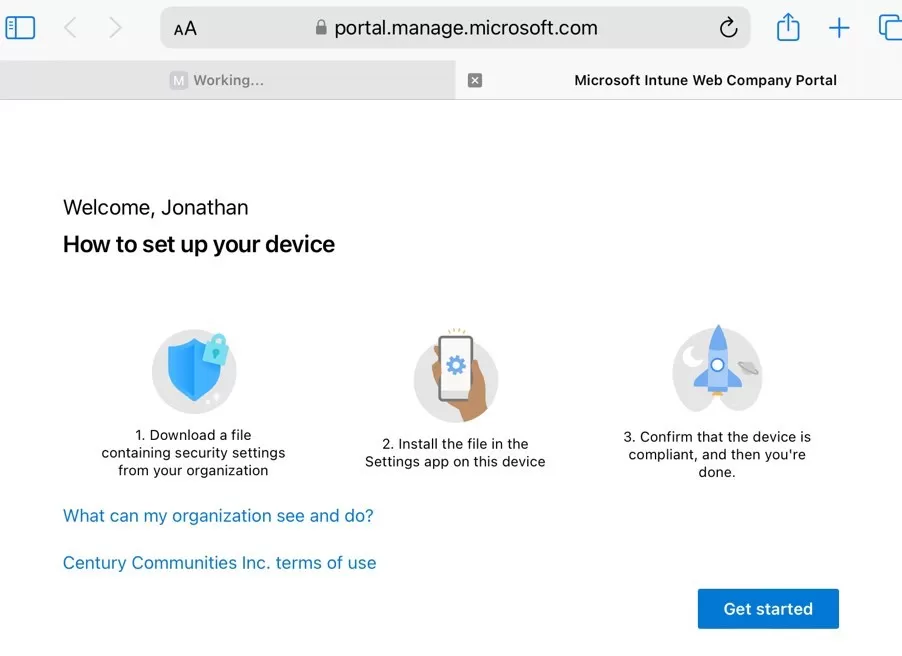How To Use Intune Web Based Enrollment For Ios Devices