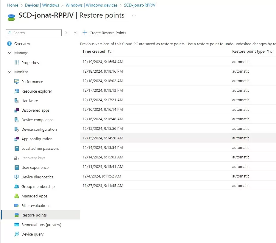 How to manage Intune Windows 365 Cloud PC