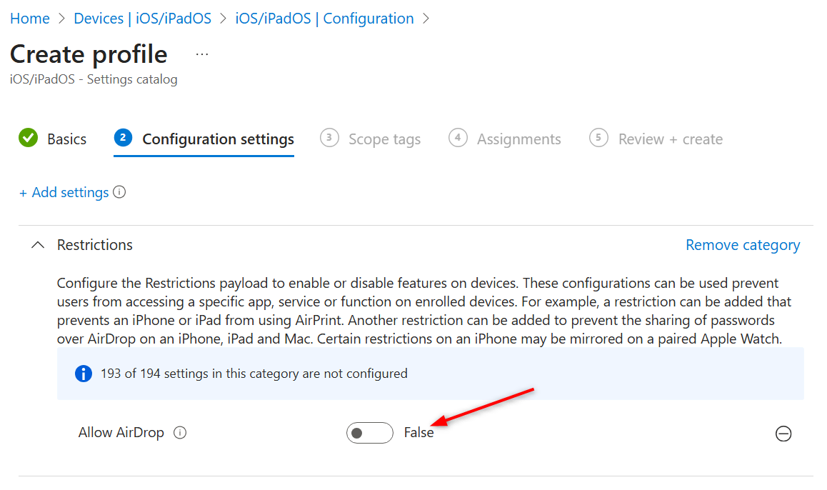 How to Block AirDrop on iOS Devices with Intune - System Center Dudes